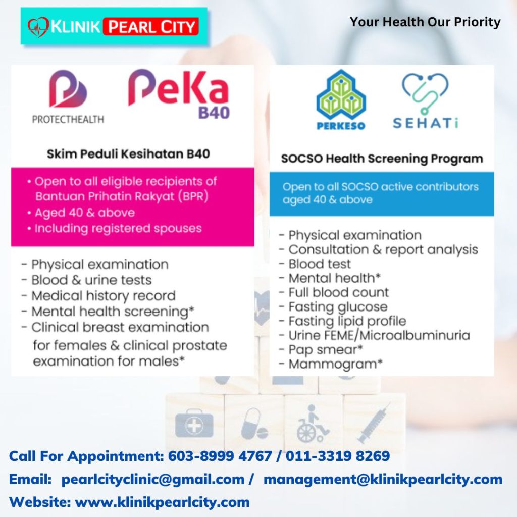 Free Health Screening For You! | Klinik Pearl City | Bukit Jalil, Kuala ...
